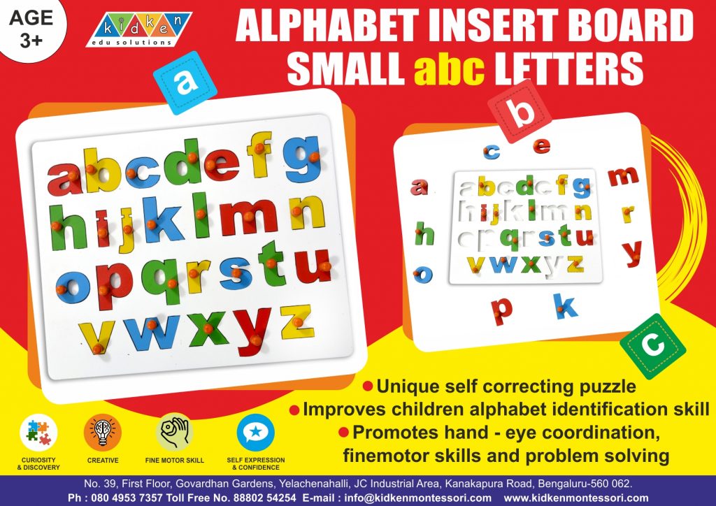 Buy Alphabet Insert Board - Small Abc Letters At Best Price | KidKen ...