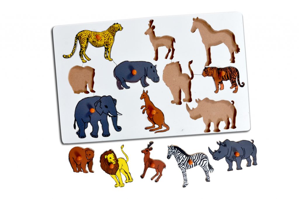 Buy Inset Boards: Wild Animals At Best Price | KidKen Edu Solutions