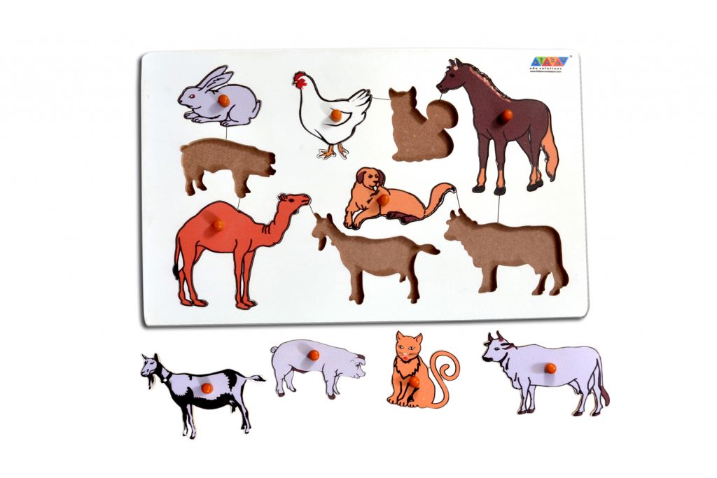 Buy Inset Boards: Pet Animals At Best Price | KidKen Edu Solutions