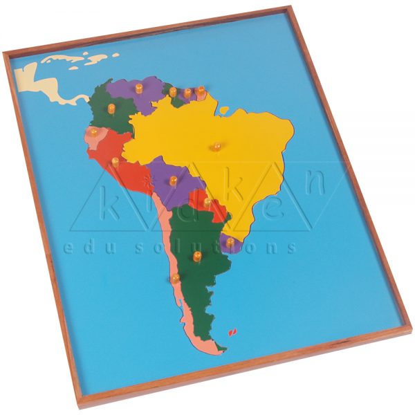 Map Puzzle South America - Kidken Edu Solutions