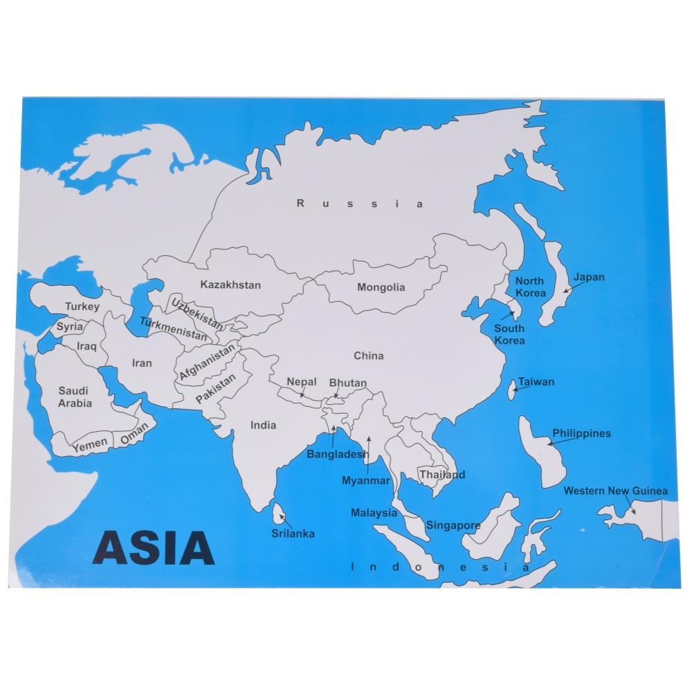 Control Map Asia - Labelled - Kidken Edu Solutions