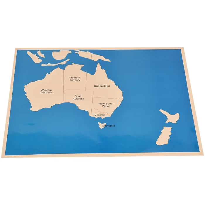Control Map Australia - Labelled - Kidken Edu Solutions