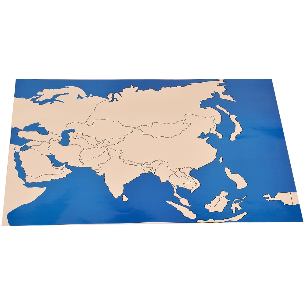 Control Map Asia Unlabeled - Kidken Edu Solutions