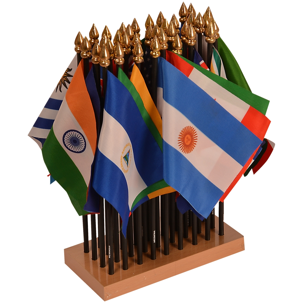 Flags Of 30 Common Countries - Kidken Edu Solutions