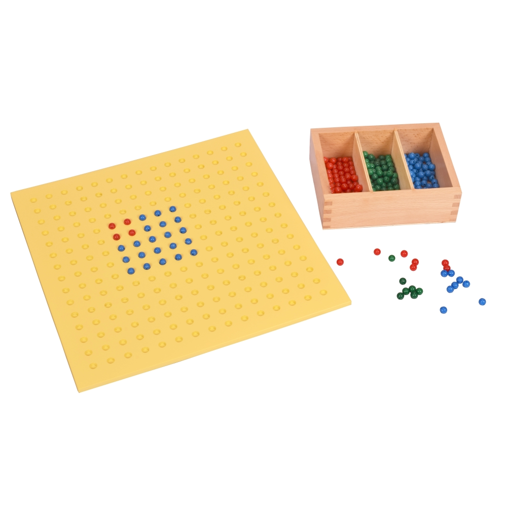 Square Root Board With Bead Box - Kidken Edu Solutions