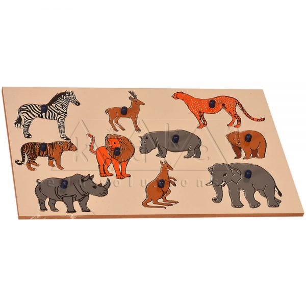 Buy Inset Boards: Wild Animals at best price | KidKen Edu Solutions