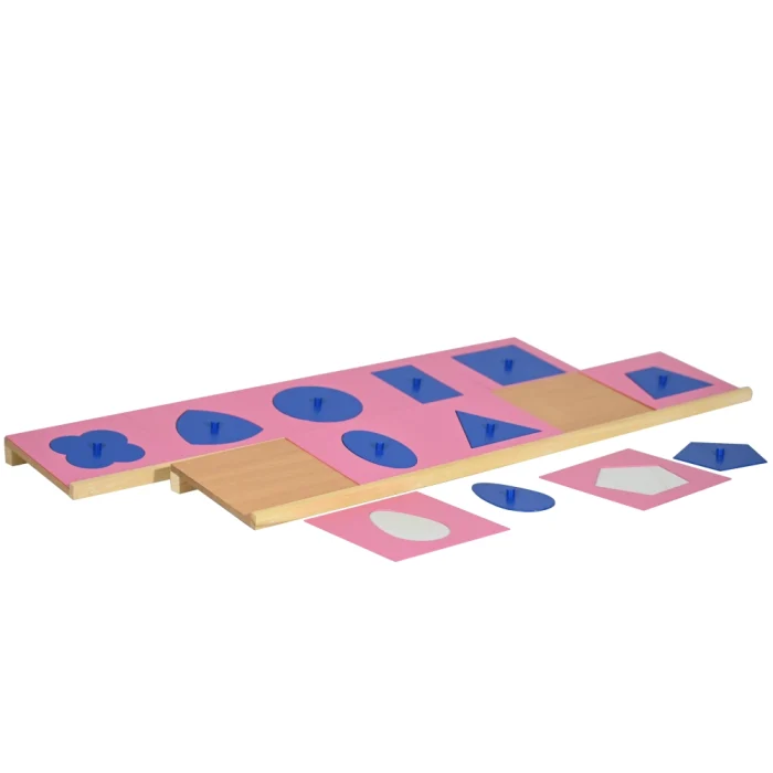 Montessori Drawing Insets With Stand – 10 Geometrical Shapes