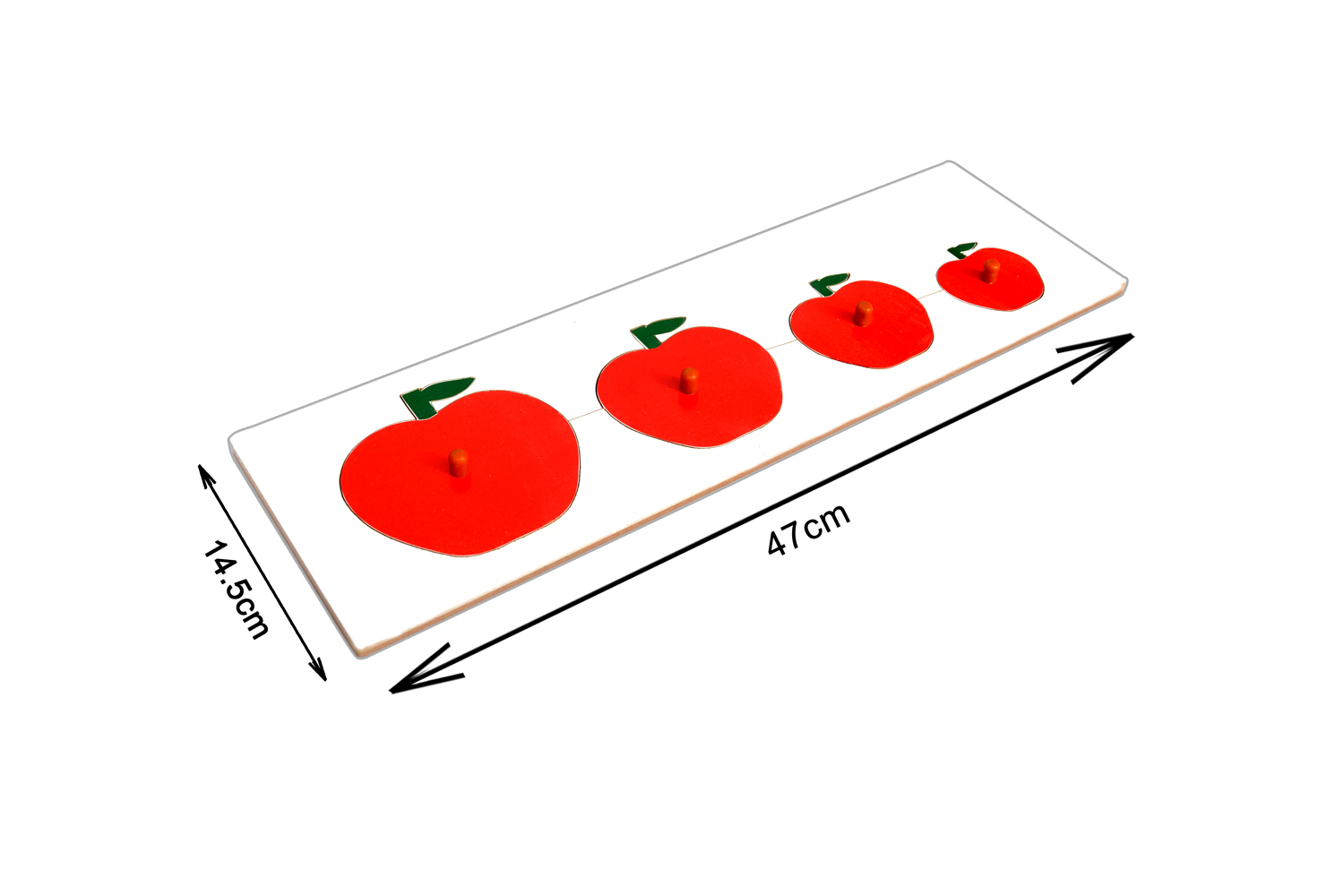 Size Variation Inset Board Apple - KidKen Edu Solutions
