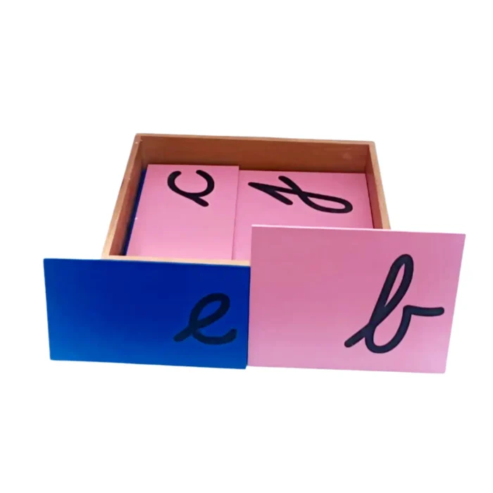 Buy Sandpaper Letters (American Cursive) As Per AMI | Kidken